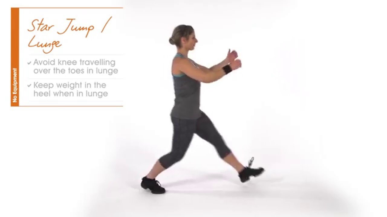 Star Jump Lunge - YouTube