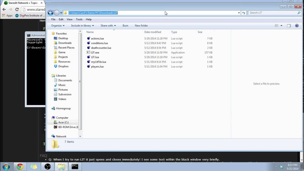 Staredit.net - Using LIT - YouTube