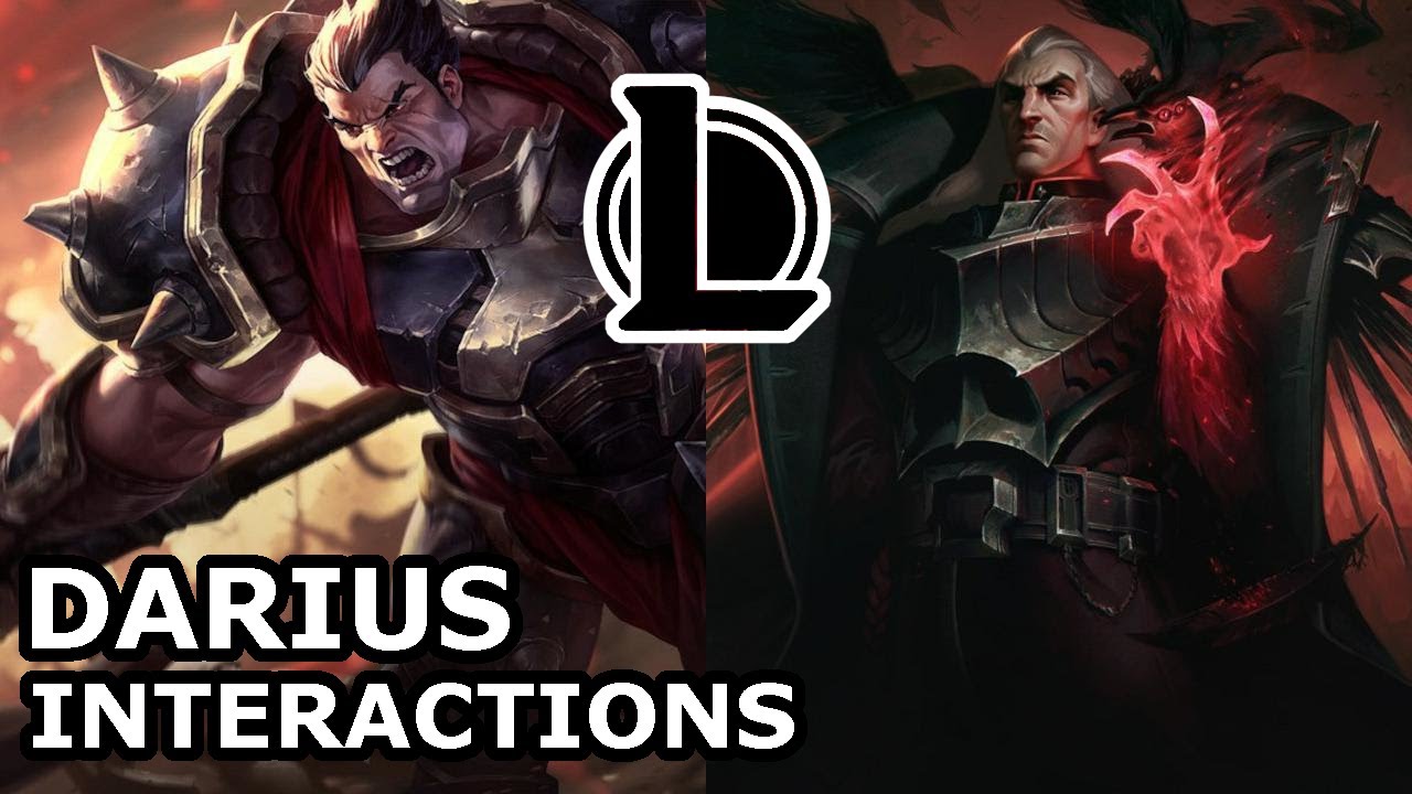 Darius Interactions with Other Champions | SWAIN RESPECTS HIM | League ...