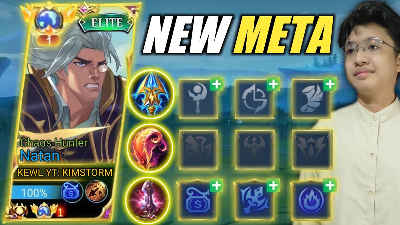 TOP 1 GLOBAL NATAN NEW META BUILD AND EMBLEM!🔥(SOLO MYTHIC RANK ...