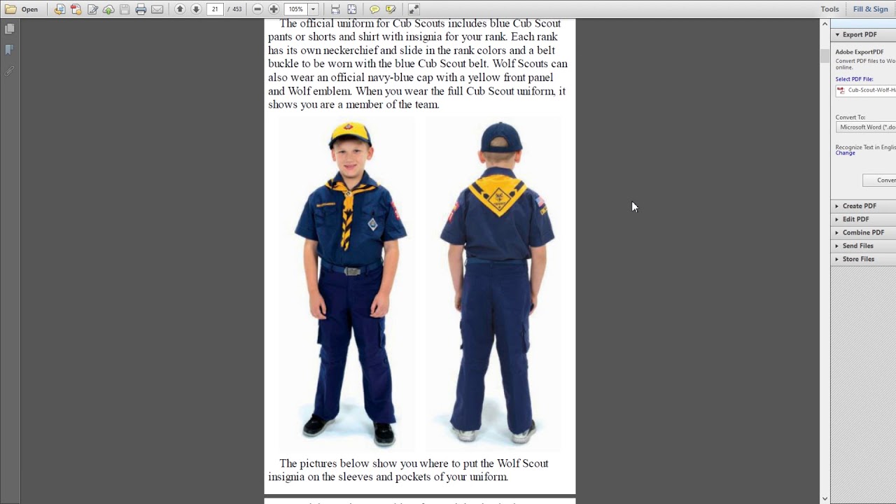 How to use the Cub Scout Handbook - YouTube
