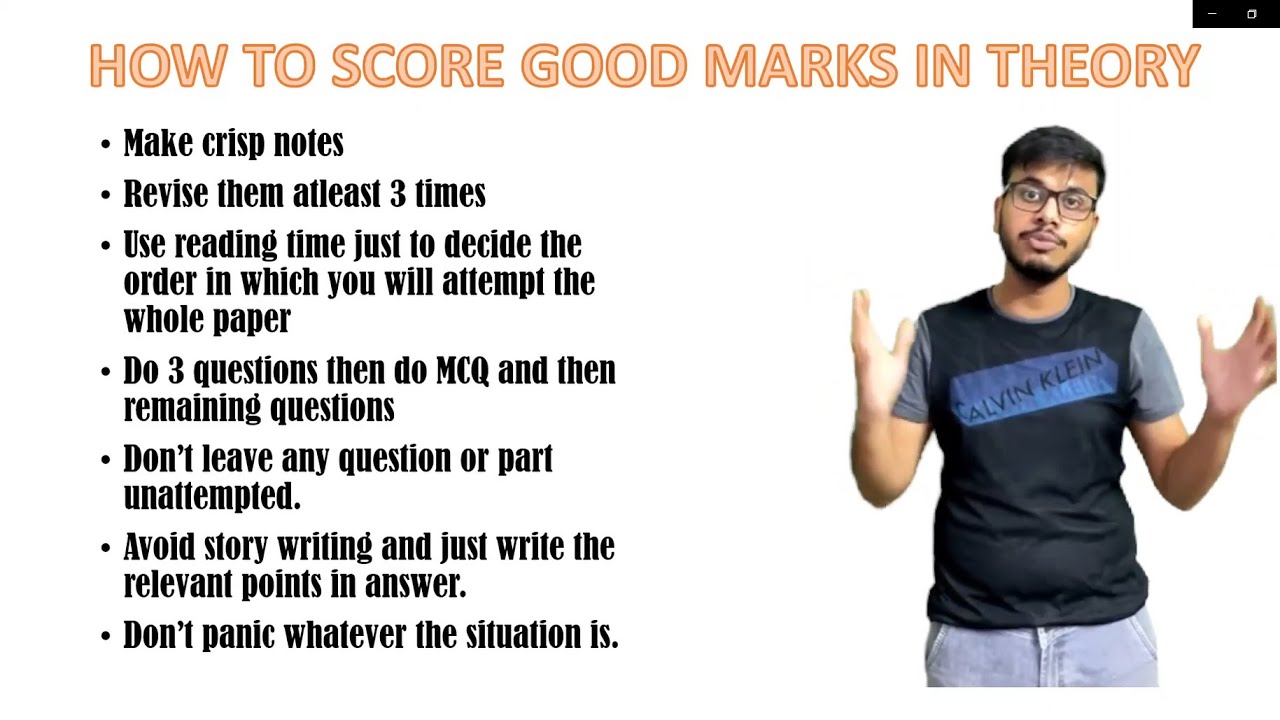 Tips To Score 60 In Theory Subjects CA Final CA Inter YouTube Tips To Score 60 In Theory Subjects CA Final CA Inter YouTube
