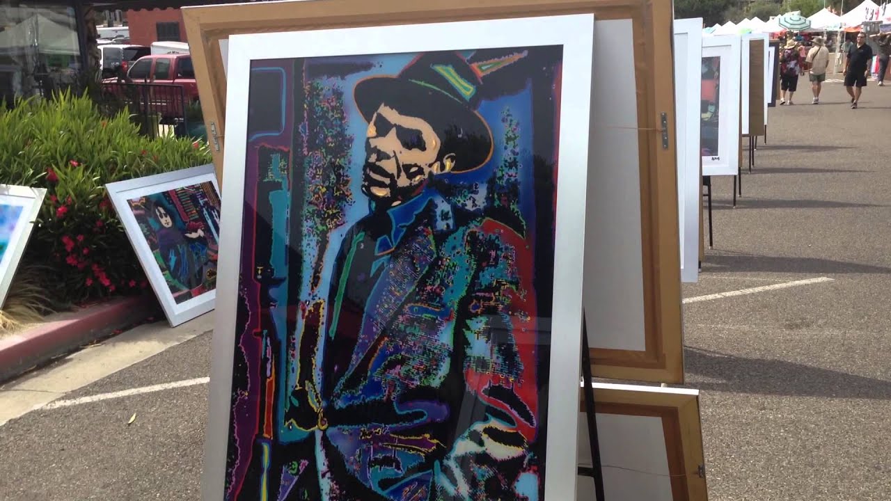 JD Shultz Art at Riviera Village - YouTube