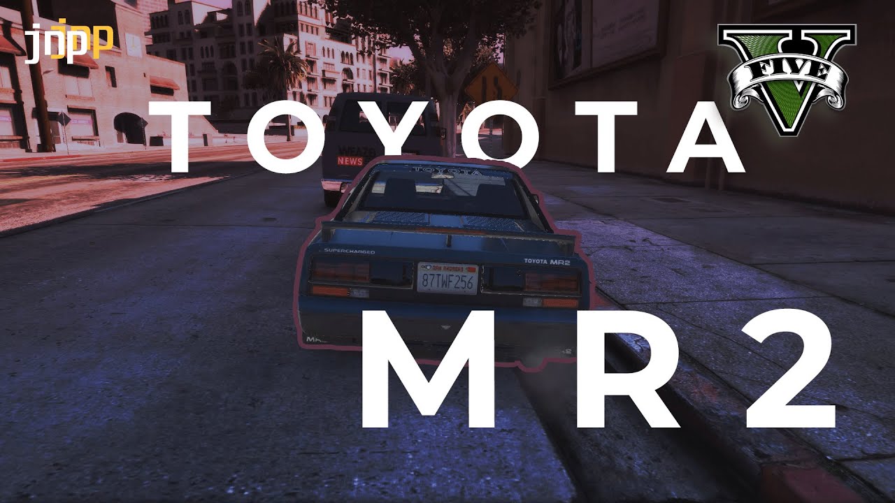 GTA 5 cruising in a Toyota MR2 (AW11) '88 | Steering Wheel Gameplay ...