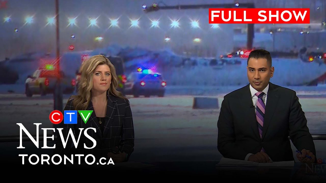 Plane with 80 on board crashes on landing at Pearson | CTV News Toronto ...