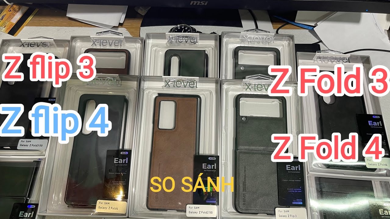 So sánh Zflip 3 và Zflip 4 # Zfold 3 và Zfold 4 #zflip4 #zfold4 #zfold3 ...