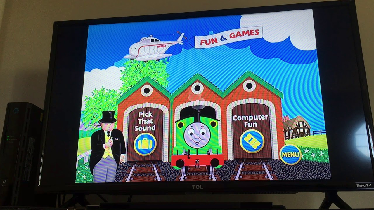 Thomas & Friends Percy Saves The Day DVD Menu Walkthrough - YouTube