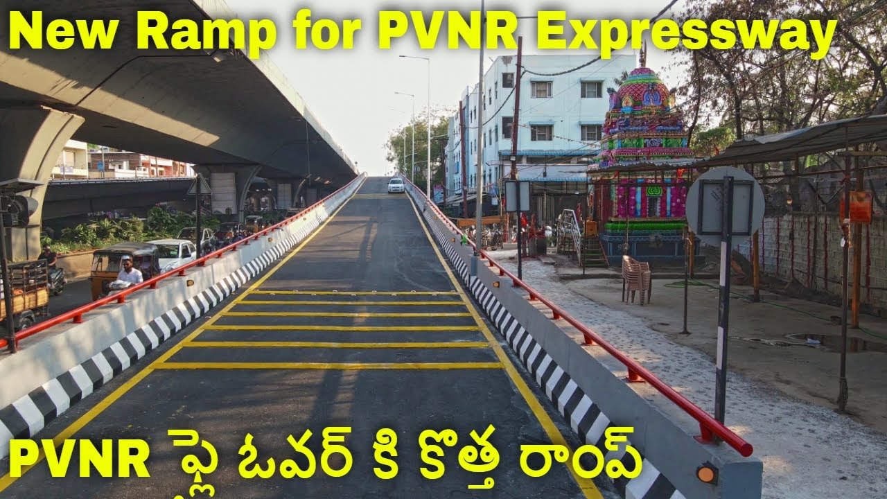 PVNR express way down ramp ready for public use | #PVNR | #Hyderabad ...