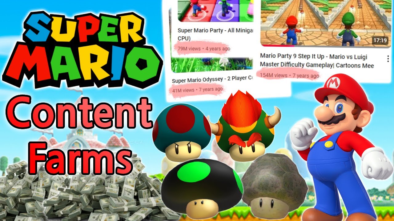 The Super Mario Content Farms - YouTube
