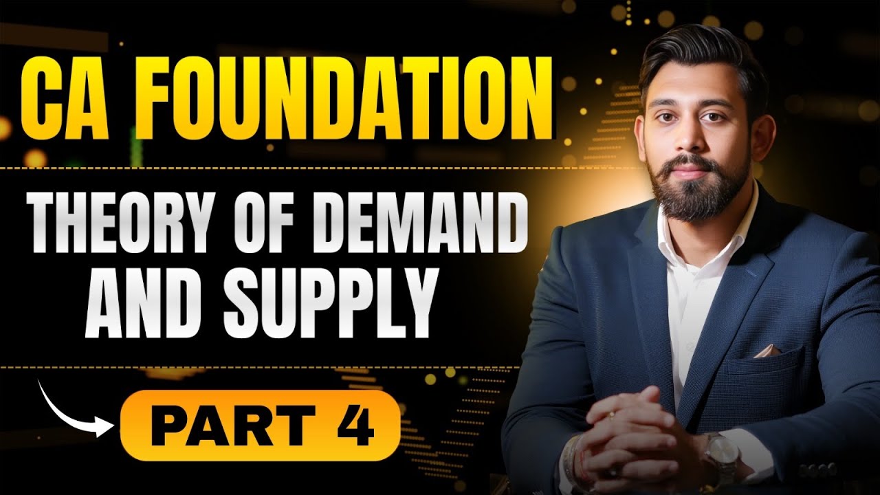 Law of Demand and Elasticity of Demand | Ca foundation | Part 4 ...