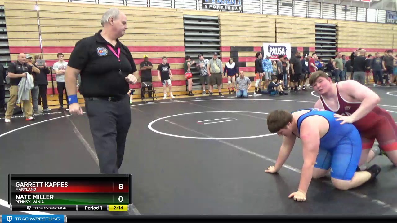 Junior Men 285 Garrett Kappes Maryland Vs Nate Miller Pennsylvania ...