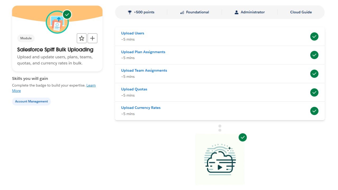 Salesforce Spiff Bulk Uploading - Salesforce Trailhead - YouTube