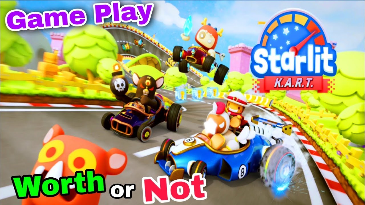 Starlit Kart Racing | Car racing Game play [Mobile] - YouTube