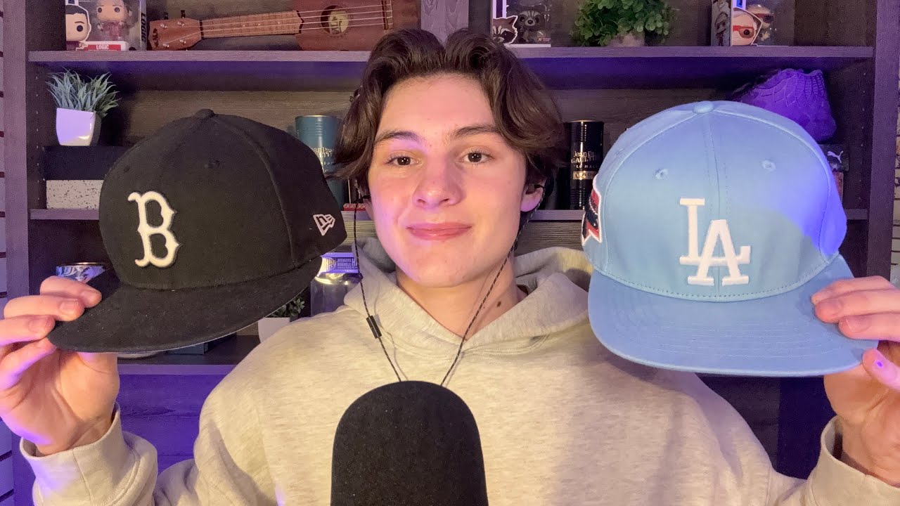 ASMR | My Hat Collection (Super relaxing) - YouTube