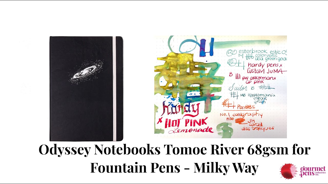 Odyssey Notebooks Tomoe River 68gsm for Fountain Pens - Milky Way Space ...