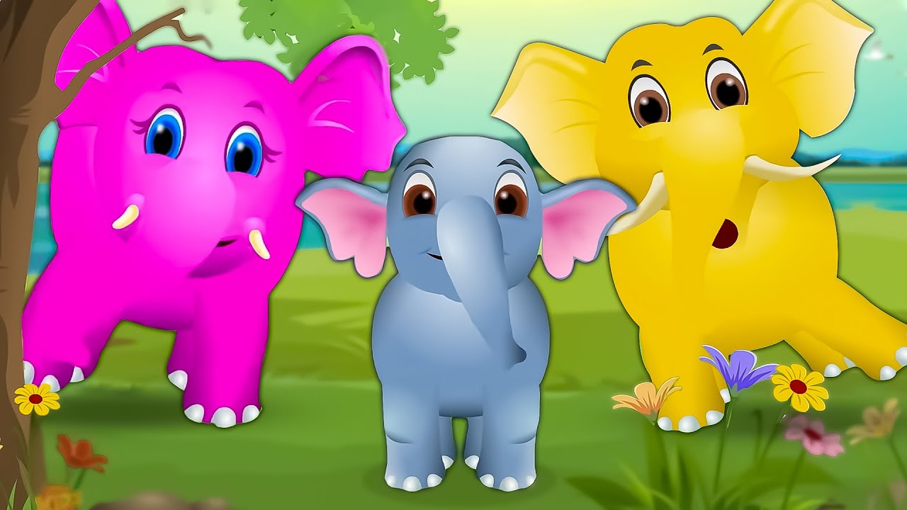 Sing Along Baby Elephant song + More Nursery Rhymes & Baby Songs - YouTube