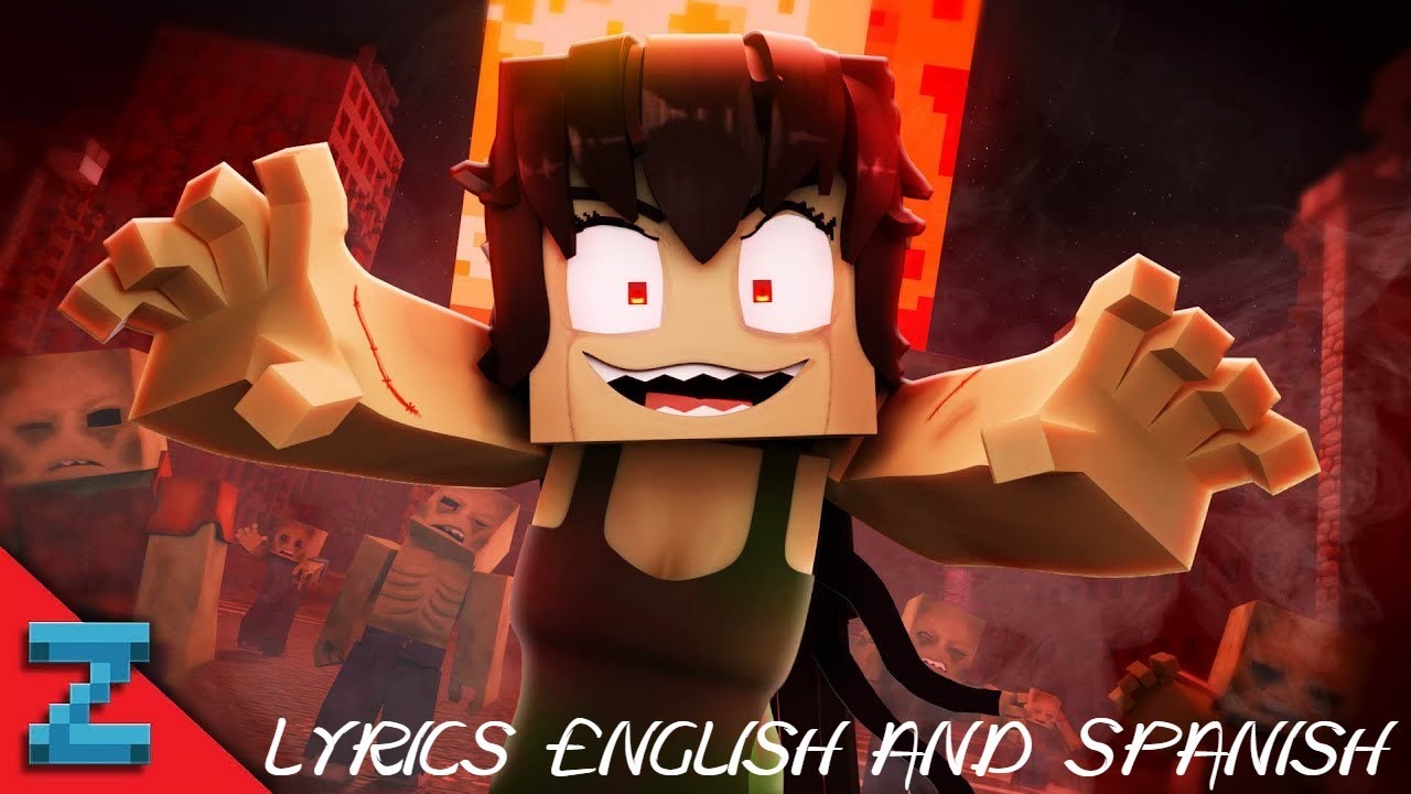 Zombie Girl (Minecraft animation) "Macabre Rotting Girl" Lyrics English ...