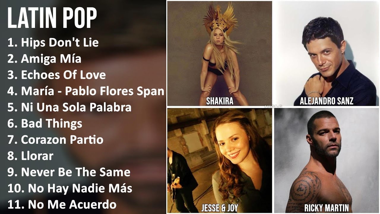 Latin Pop ~ 16 Exitos ~ Top Clásicos - YouTube