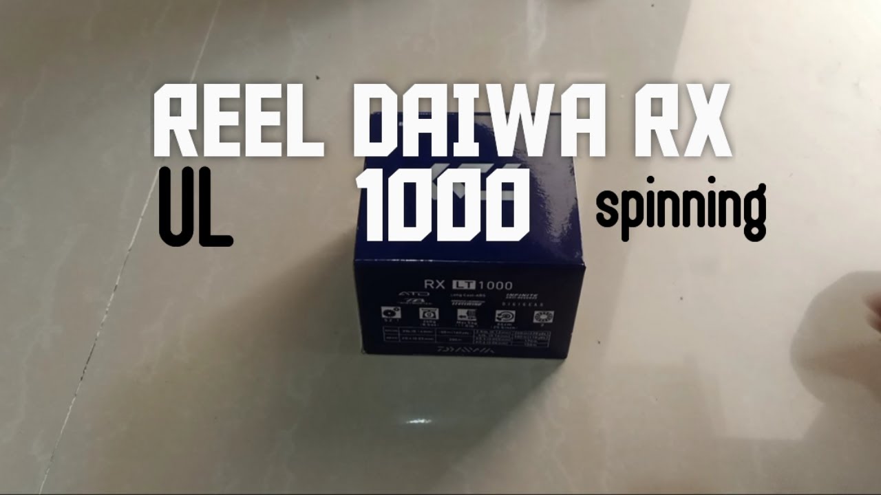 Unboxing Reel Daiwa Rx 1000 UL - YouTube