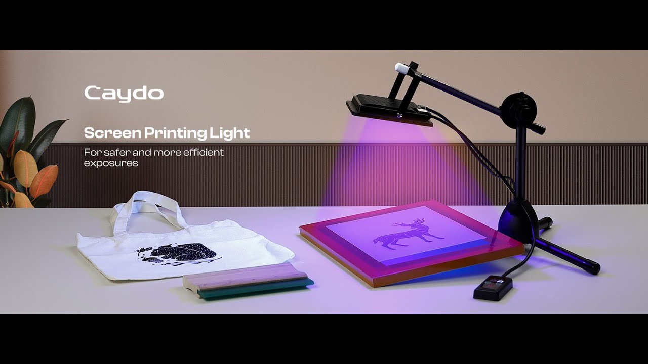 Caydo 50W LED UV Screen Printing Light - YouTube