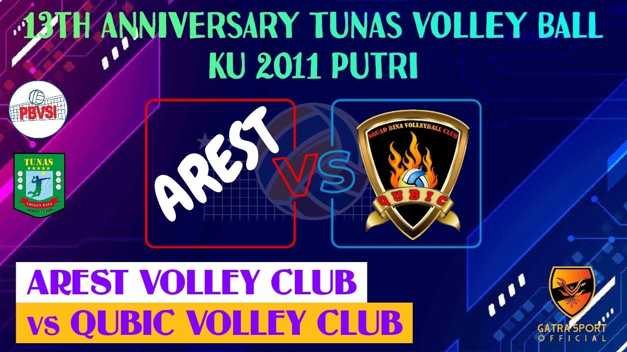 AREST vs QUBIC 13 TH ANNIVERSARY TUNAS VOLLEY BALL KU 2011 TANGERANG SELATAN - YouTube