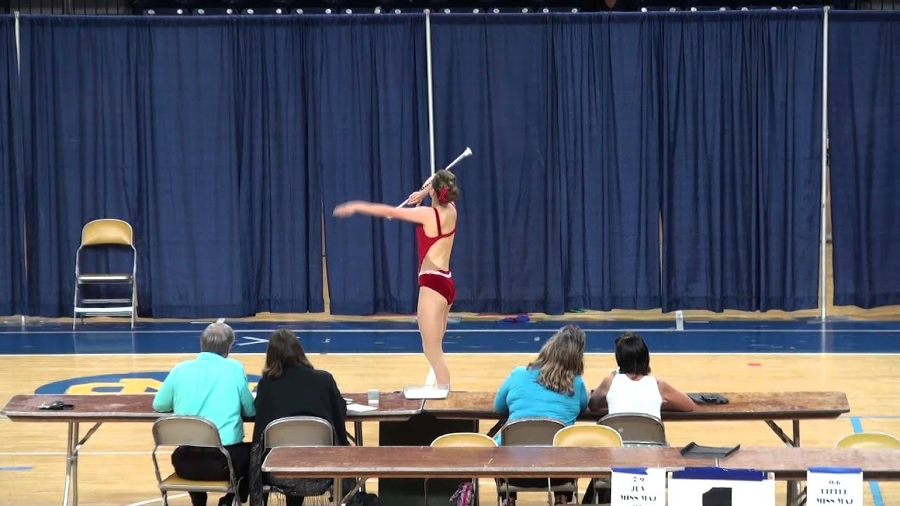 Bailee Russell AYOP Baton Solo - YouTube