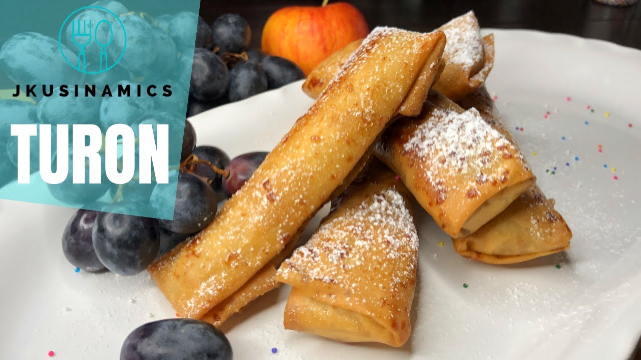 How to Cook Turon With Icing Powder - YouTube