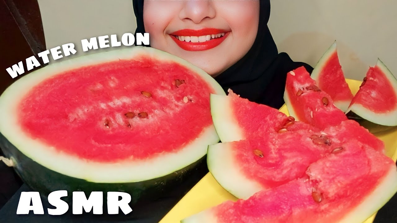 ASMR FROZEN FRUITS, SWEET WATERMELON | WATERMELON MUKBANG | ASMR ...