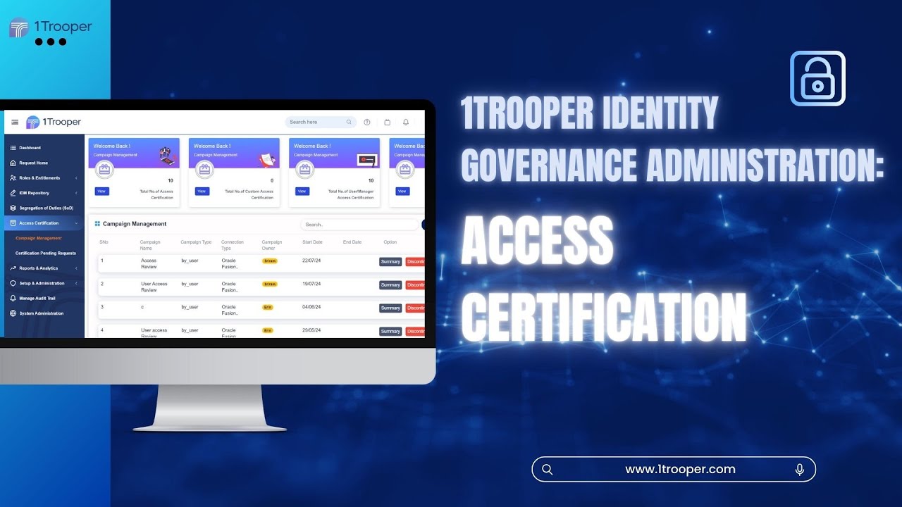 Ensure Compliance and Security with 1Trooper’s Access Certification - YouTube