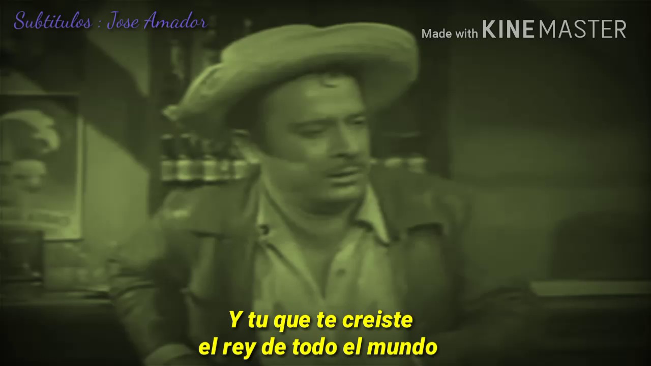 Pedro Infante - Fallaste Corazón (con letra ) - YouTube