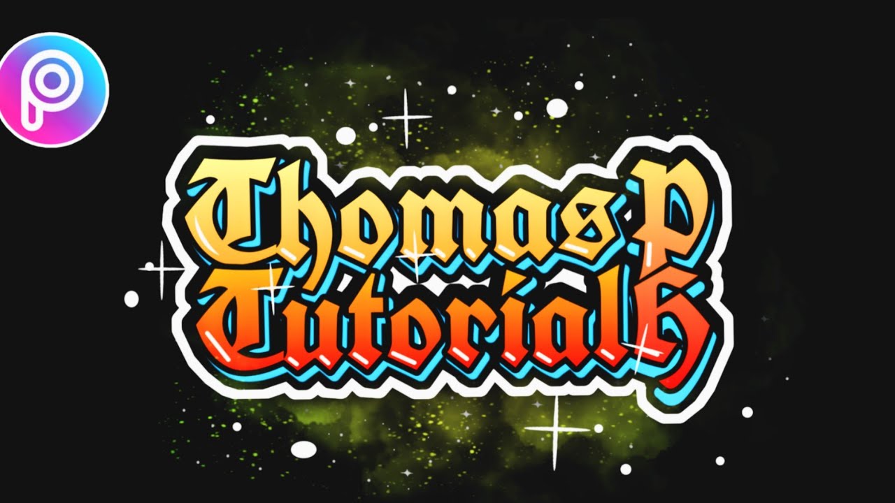 How to Create Colorful Text Effect in PicsArt | Typography lettering ...