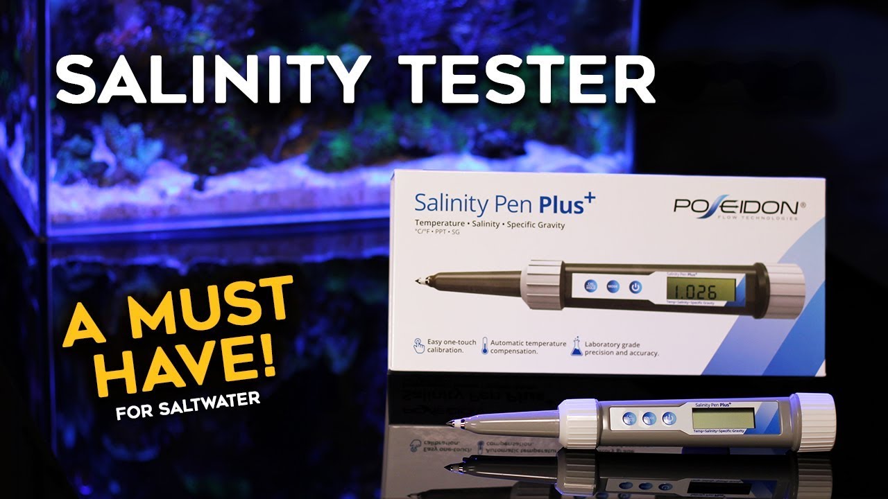 Poseidon Salinity Pen Plus REVIEW - YouTube