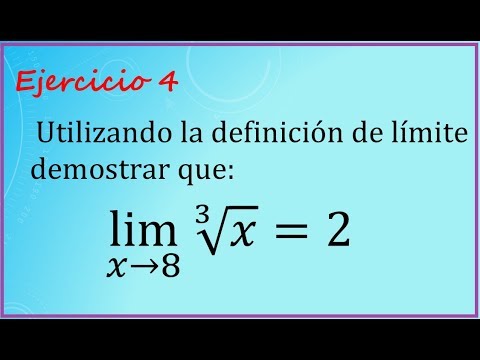 Demostración de límite por definición (Ejercicio 4) - YouTube