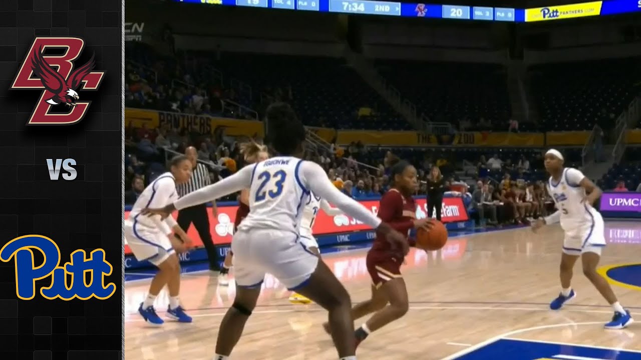 Boston College vs. Pittsburgh Women's Basketball Highlights (2019-20 ...