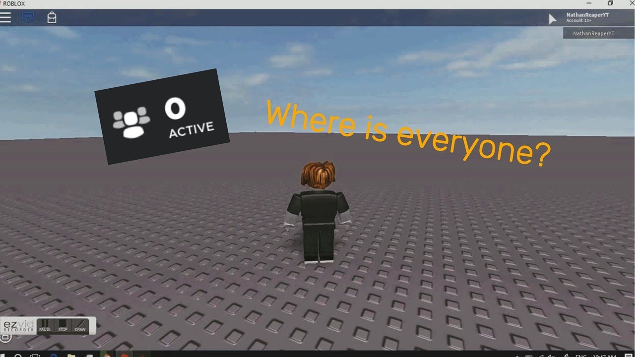 Playing roblox games with zero active players!?!? - YouTube