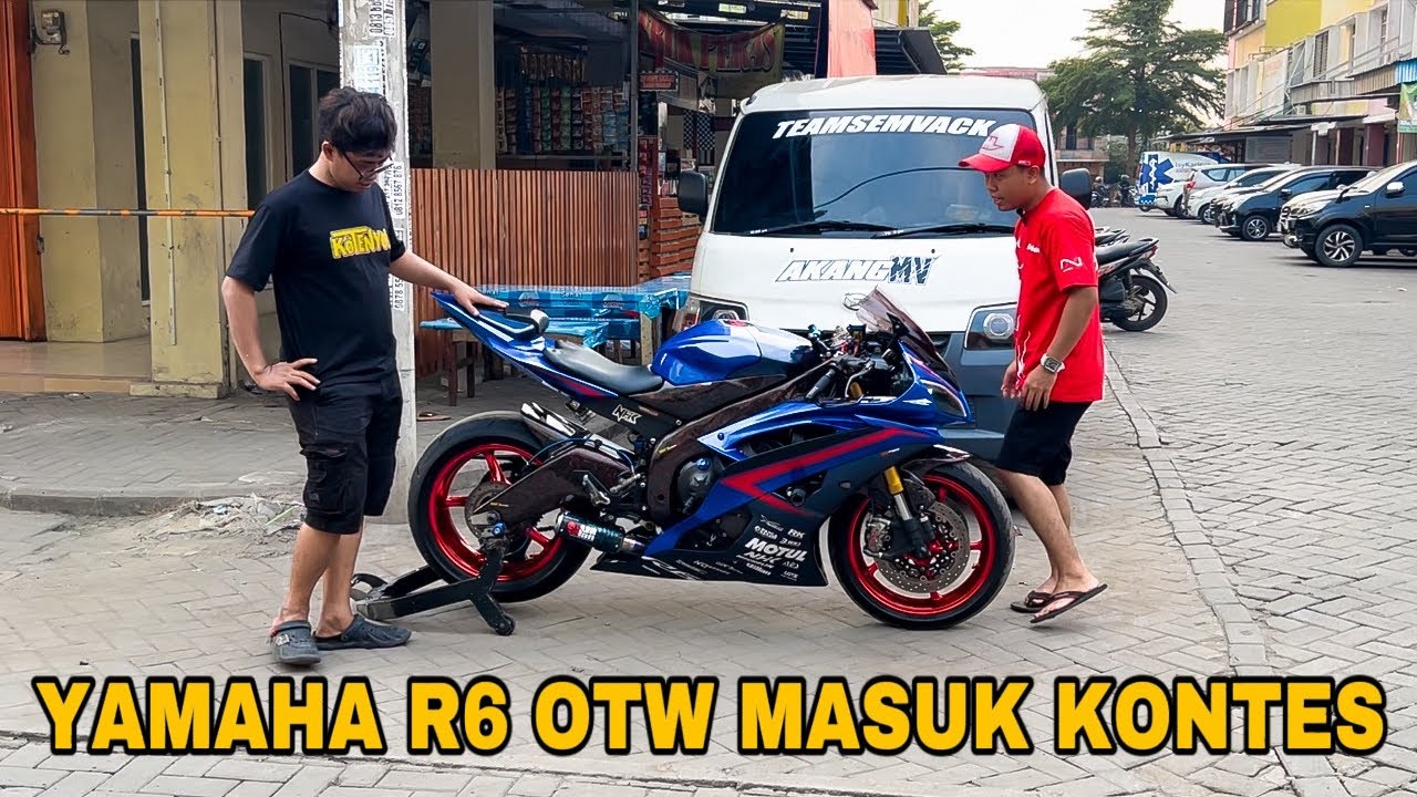 YAMAHA R6 SUDAH FULL MODIF‼️PENAMPILAN TERBARU - YouTube