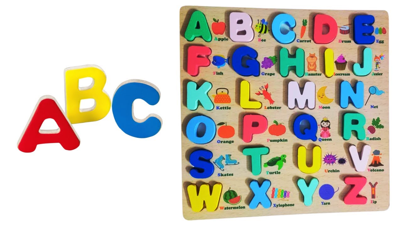 ABC Puzzle for Toddlers | Educational Learning Toy for Preschoolers ...