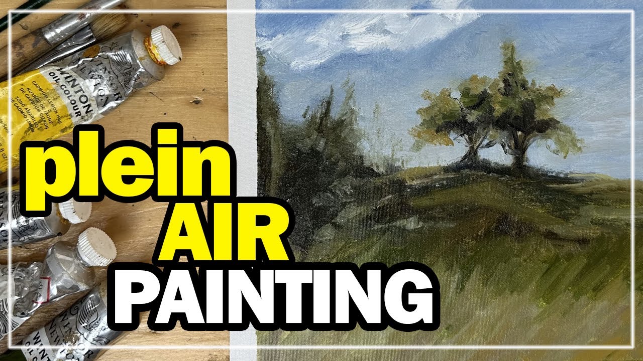 Plein Air painting | how to easy landscape painting - YouTube