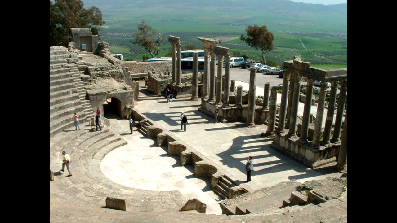 l'amphithéâtre romain de carthage - YouTube