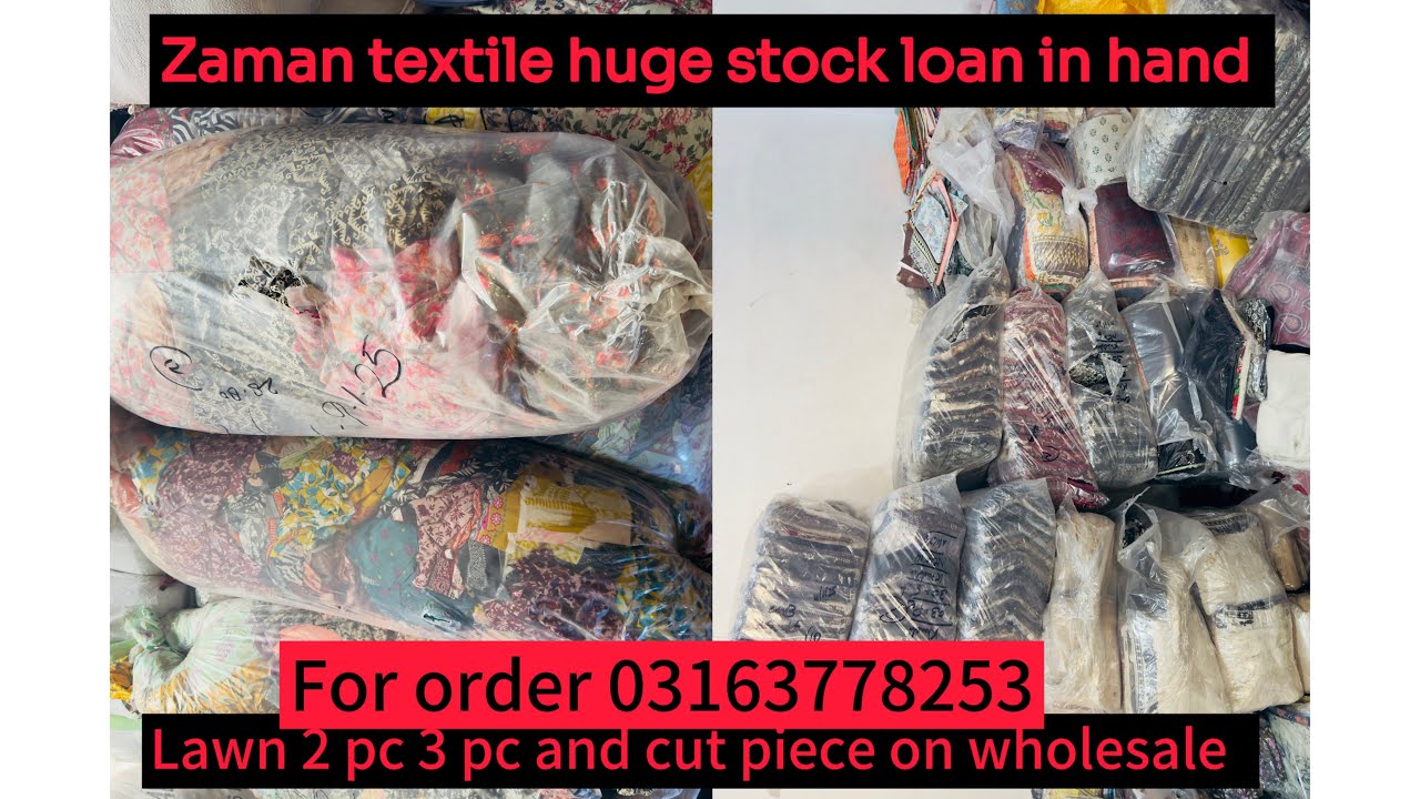 Zaman textile new lawn stock 2025 new designs #youtube #cutpiece # ...