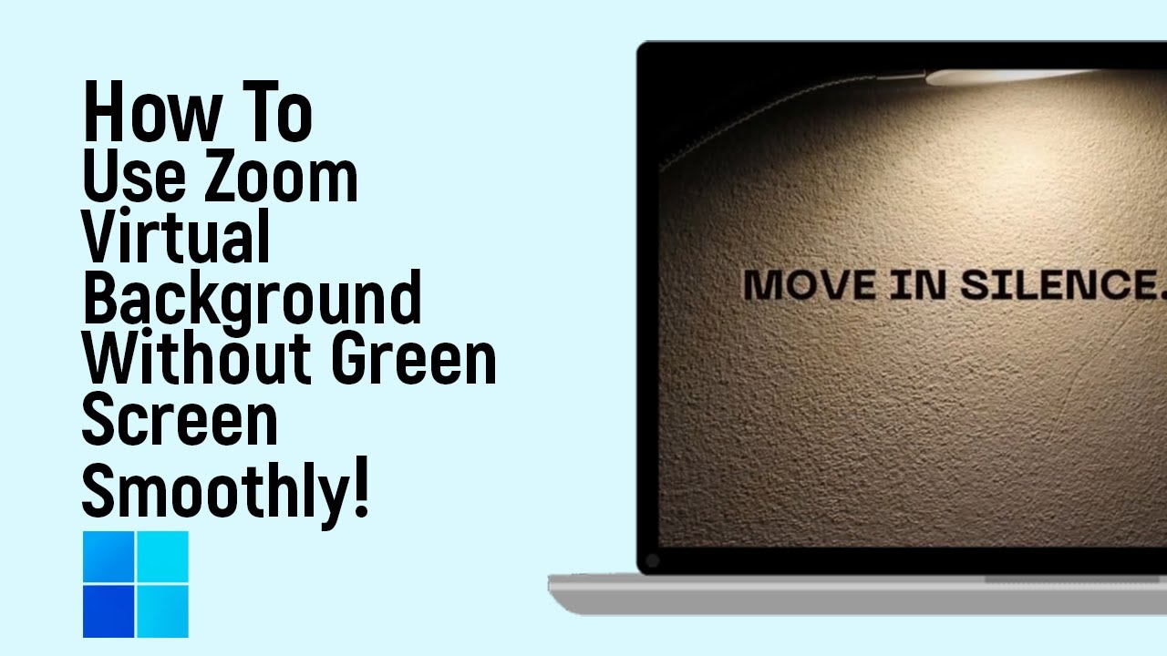 How to Use Zoom Virtual Background Without Green Screen Smoothly [easy ...