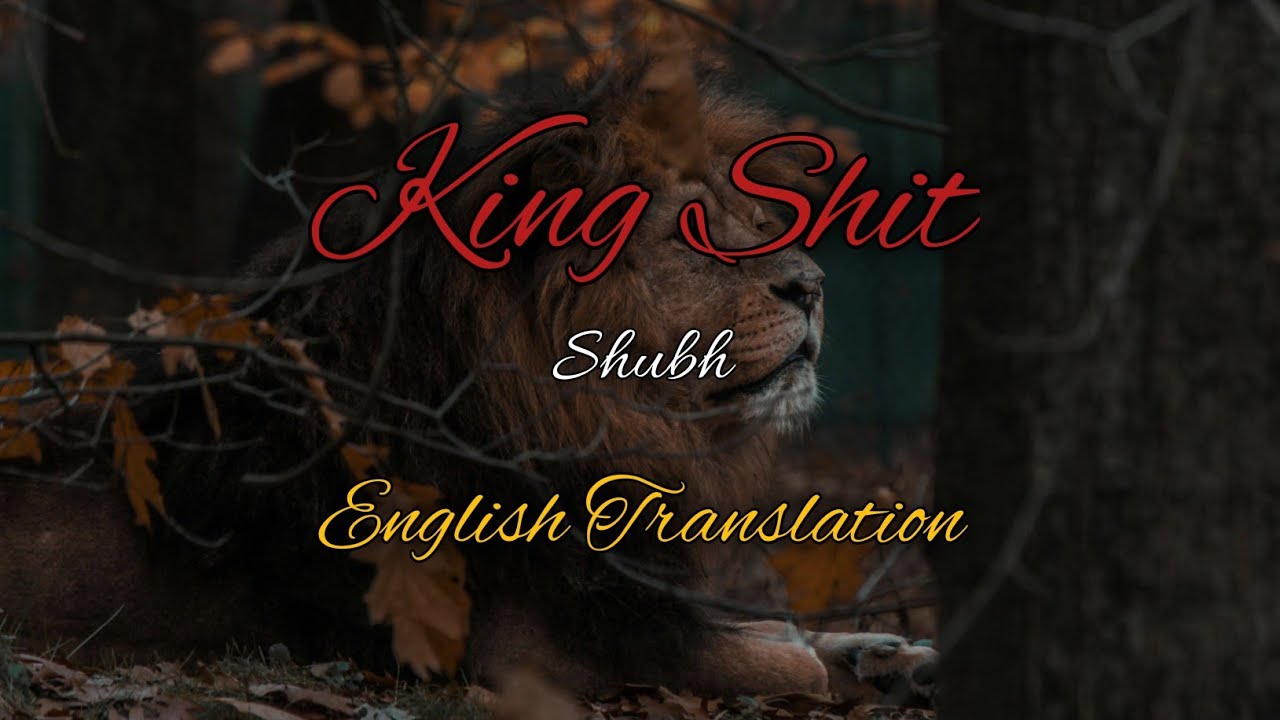 King Shit • Shubh • Lyrics Translation (English) • Song Sense - YouTube
