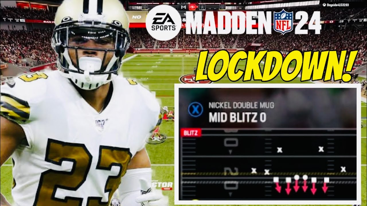 🛑 ONLY DEFENSE YOU NEED! BEST NEW BLITZ & BASE DEFENSE IN MADDEN 24 ...