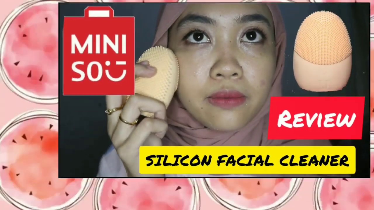 Review MINISO SILICONE FACIAL CLEANER!!! - YouTube