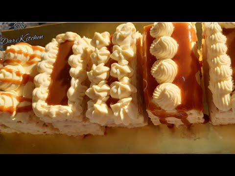 Karamelli tort resepti▫️Karamelli porsionluk pasta tarifi▫️Caramel cake recipe▫️ The Dark Kitchen