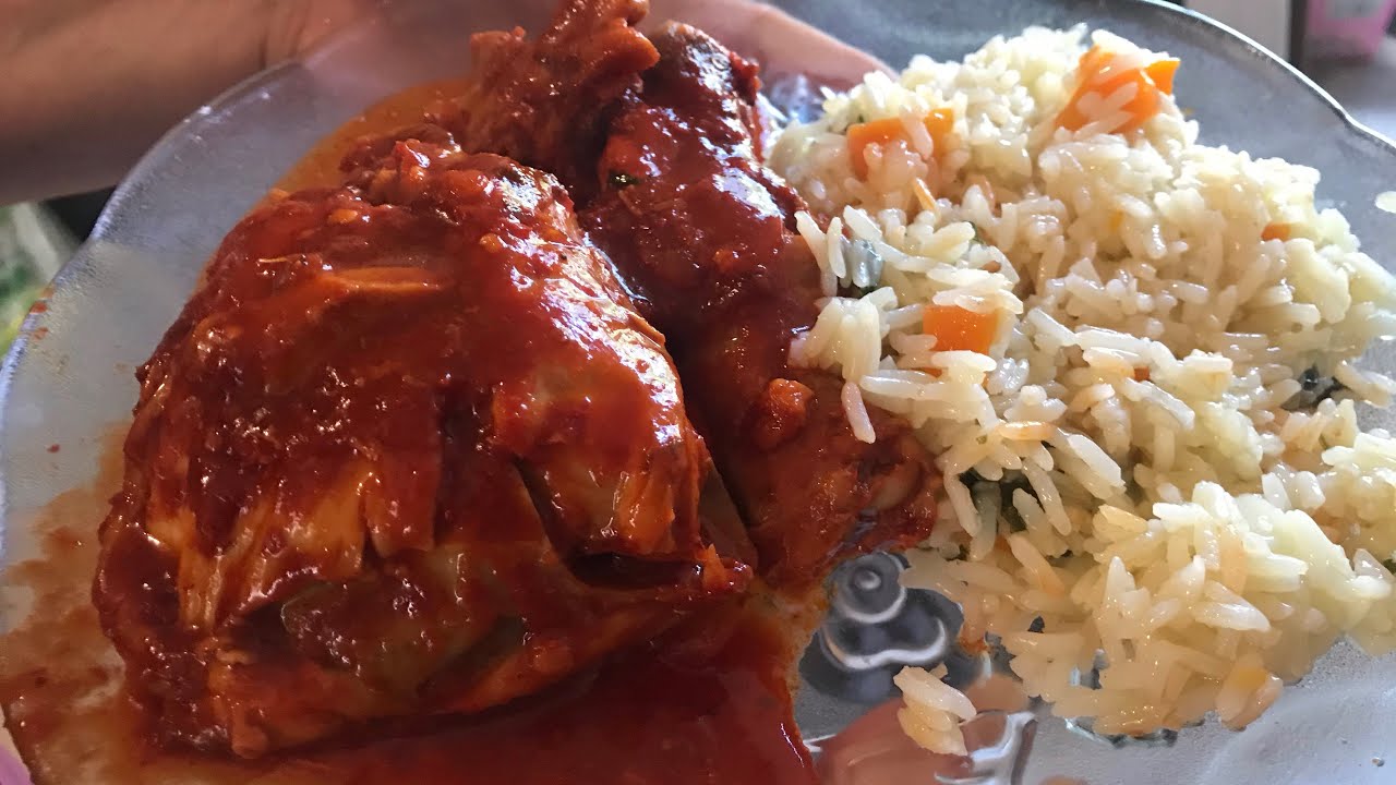 COMO HACER POLLO CON CHILE ROJO // Ary Col - YouTube