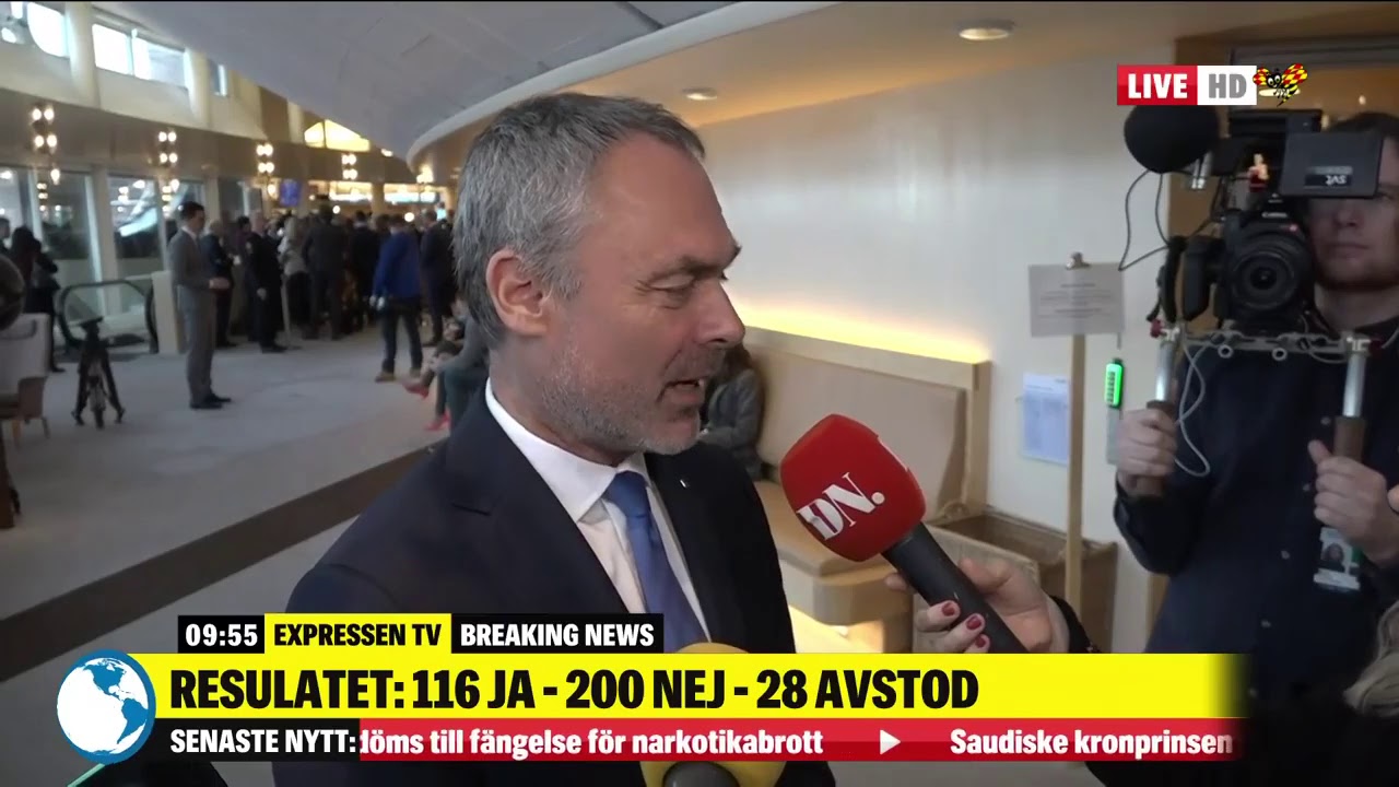 Följ statsministeromröstningen live på Expressen TV - YouTube