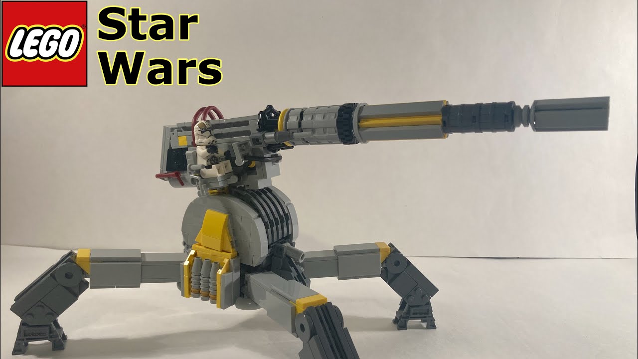 LEGO Star Wars Republicbricks AV7 cannon review! - YouTube