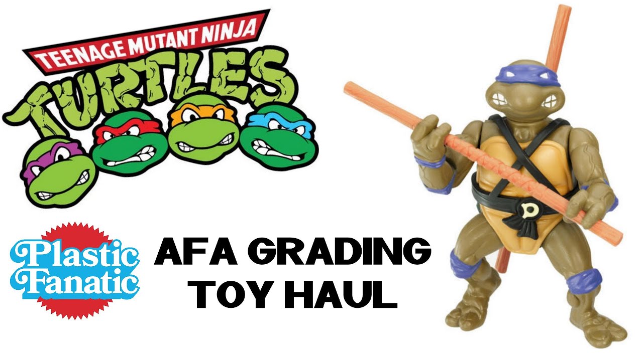 Vintage Teenage Mutant Ninja Turtle AFA Grading Haul! - YouTube