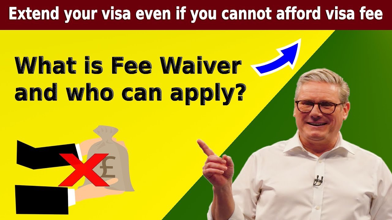 What is a fee waiver | Visa fee and IHS exemption! - YouTube